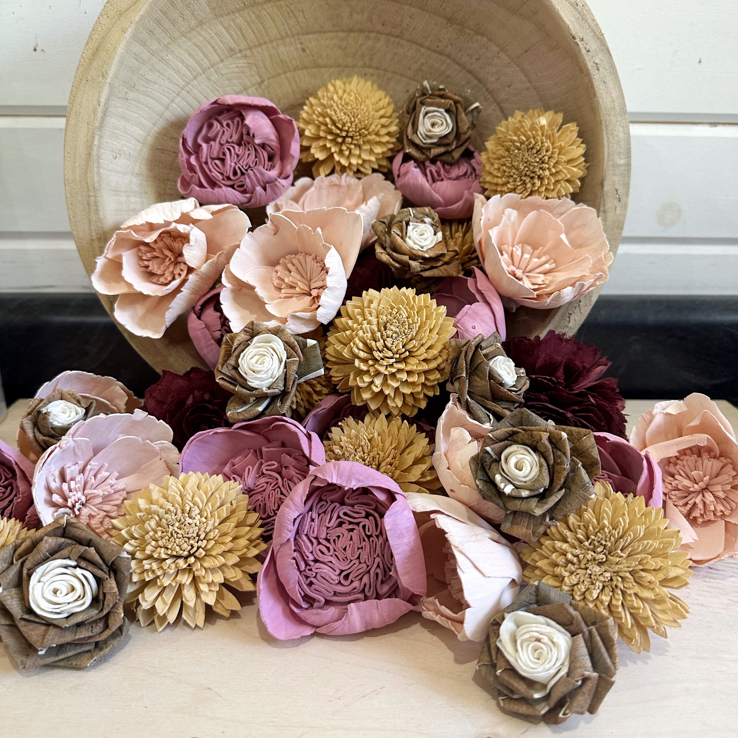 Dyed Sola Wood Flowers - Oh! You're Lovely - Sola Wood Flowers