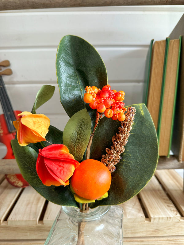 Persimmon Mix - Faux Greenery - Oh! You're Lovely - Sola Wood Flowers