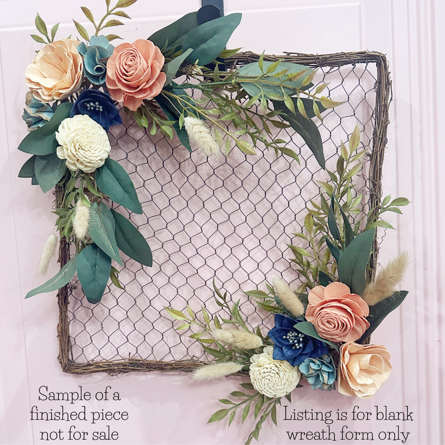 14 inch Square Chicken Wire Wreath Form- set of 3 - Oh! You're Lovely ...